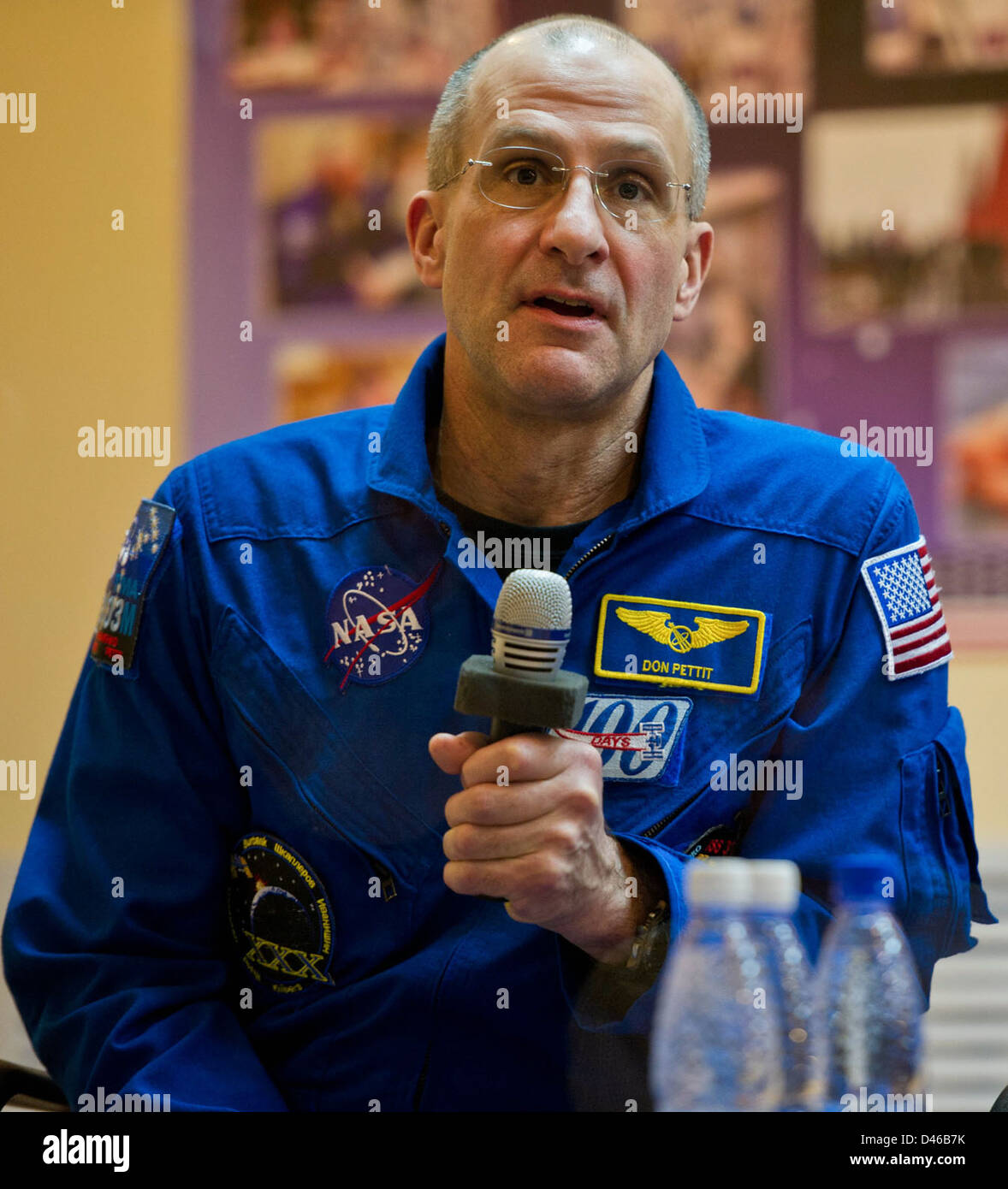 NASA's Expedition 30 preflight press conference, held at the Cosmonaut ...