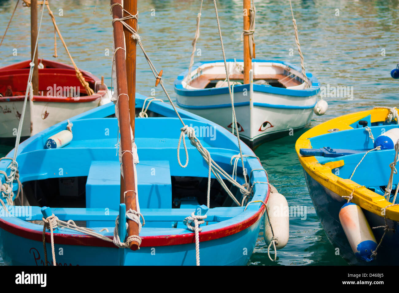 Colorful dinghies hi-res stock photography and images - Alamy