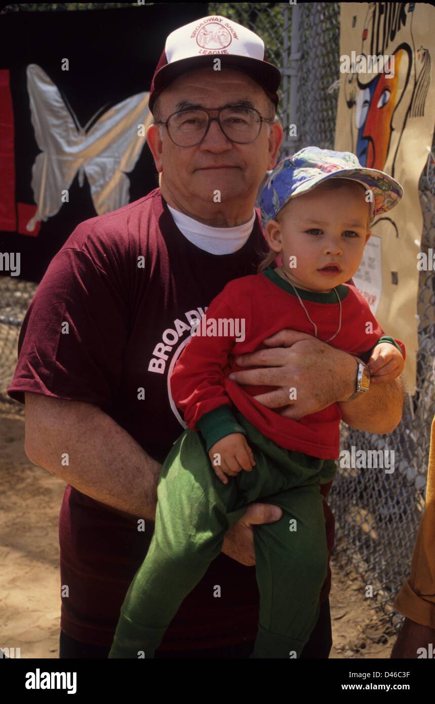 ED ASNER with son.a4470.Supplied by Photos, inc.(Credit Image ...