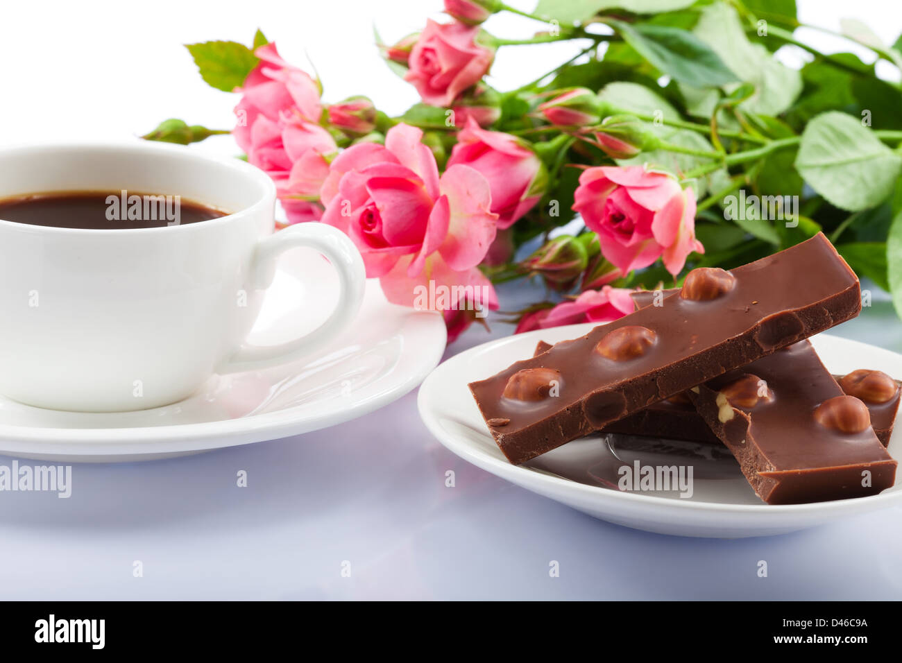 Giving flowers and chocolate hi-res stock photography and images - Alamy