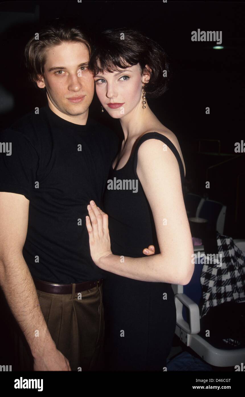 EDEN ATWOOD Roger Howarth 1993.Loving Bowling party.16558.(Credit Image ...
