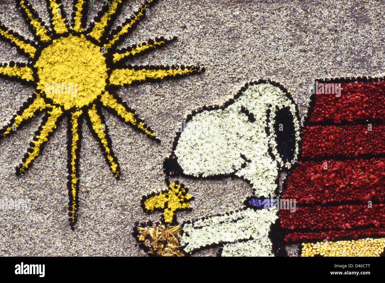 Well Dressing at Etwall Derbyshire England UK display entitled "What ...