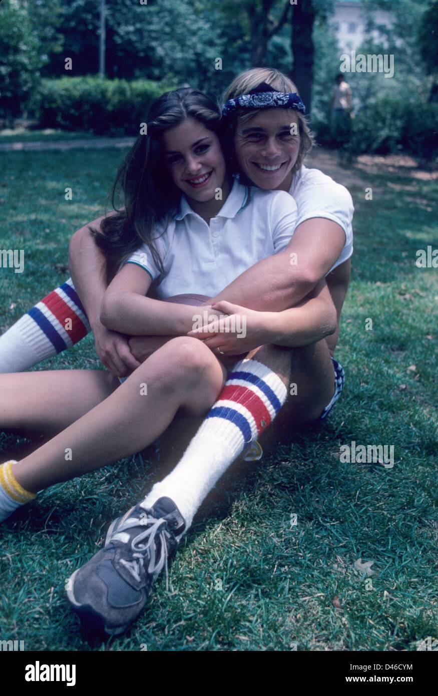 CHRISTOPHER ATKINS with Cindy Gibb.e5143b.Supplied by Photos, inc ...