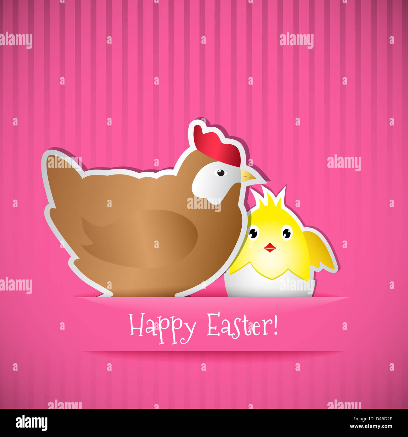 Easter chick drawing hi-res stock photography and images - Alamy