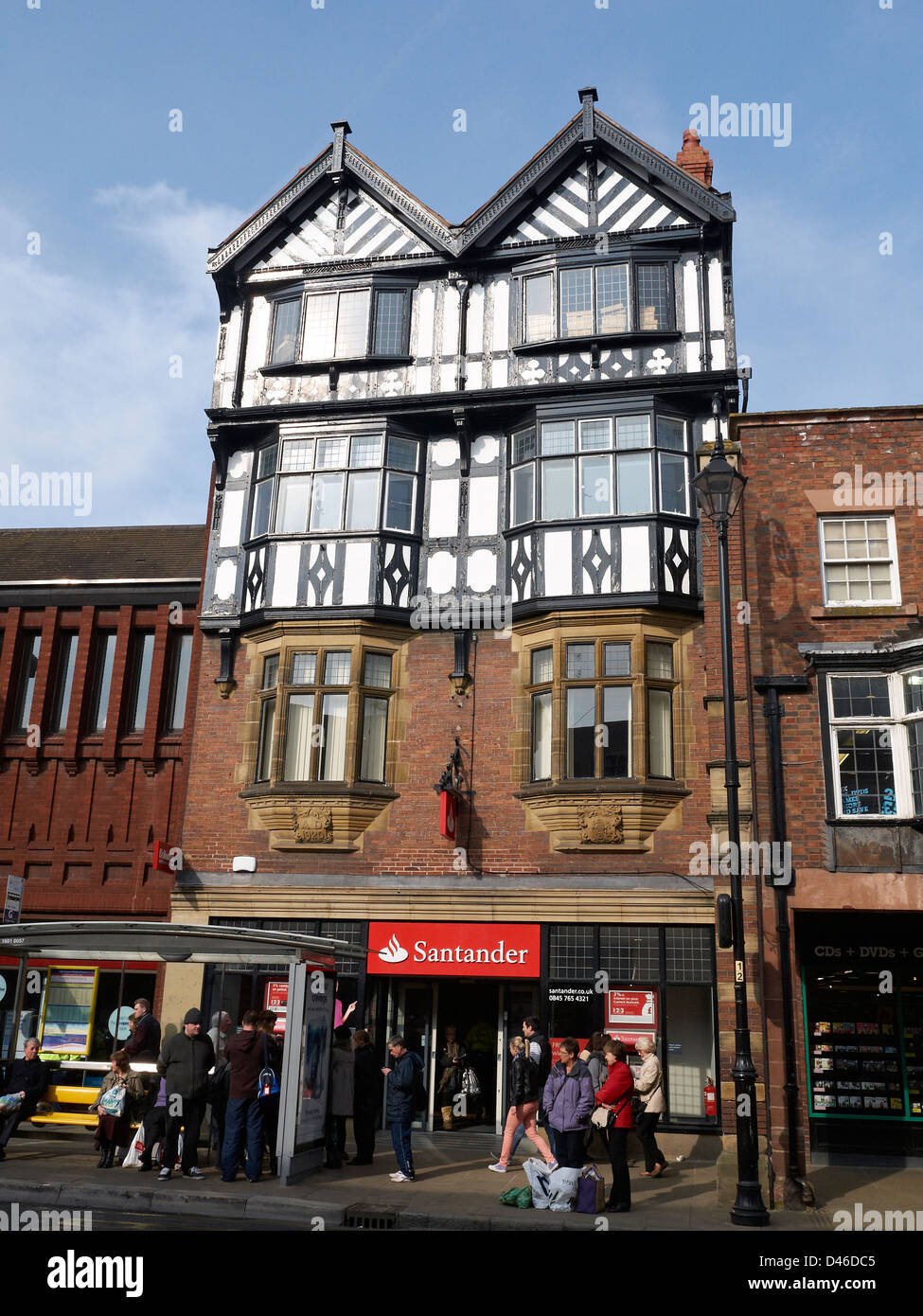 Santander bank in Chester Cheshire UK Stock Photo - Alamy