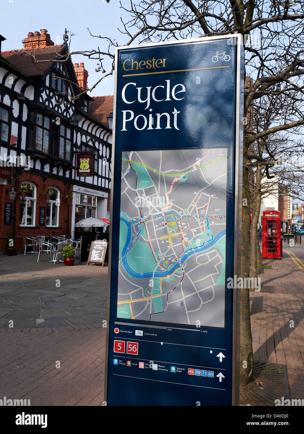 Chester map hi-res stock photography and images - Alamy