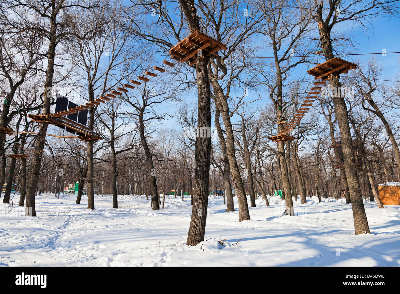 Obstacle course winter hi-res stock photography and images - Alamy