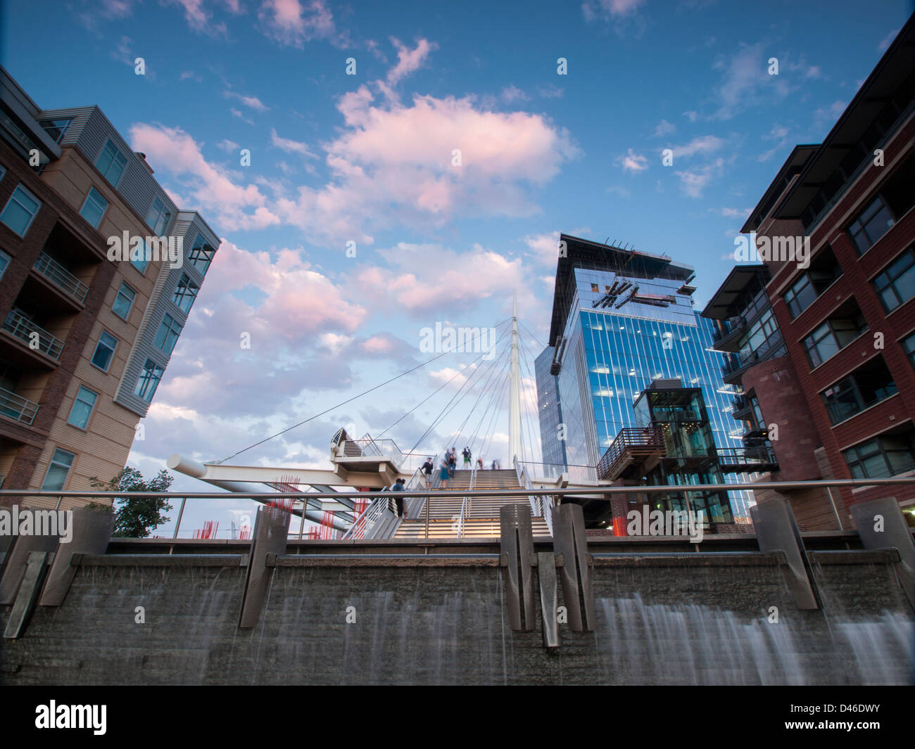 The denver union station at sunset hi-res stock photography and images ...