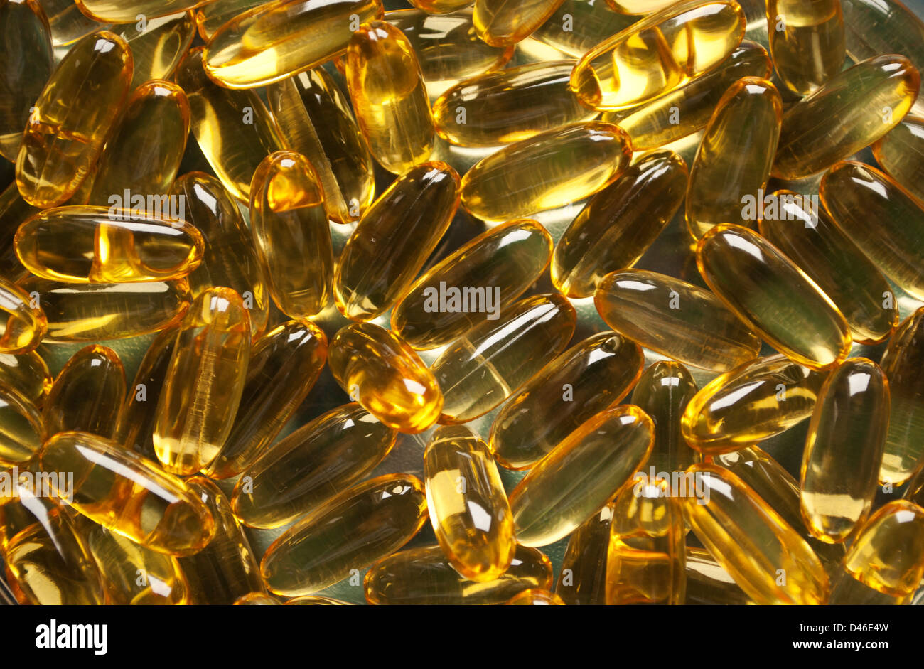 Omega -3 tablets Stock Photo - Alamy