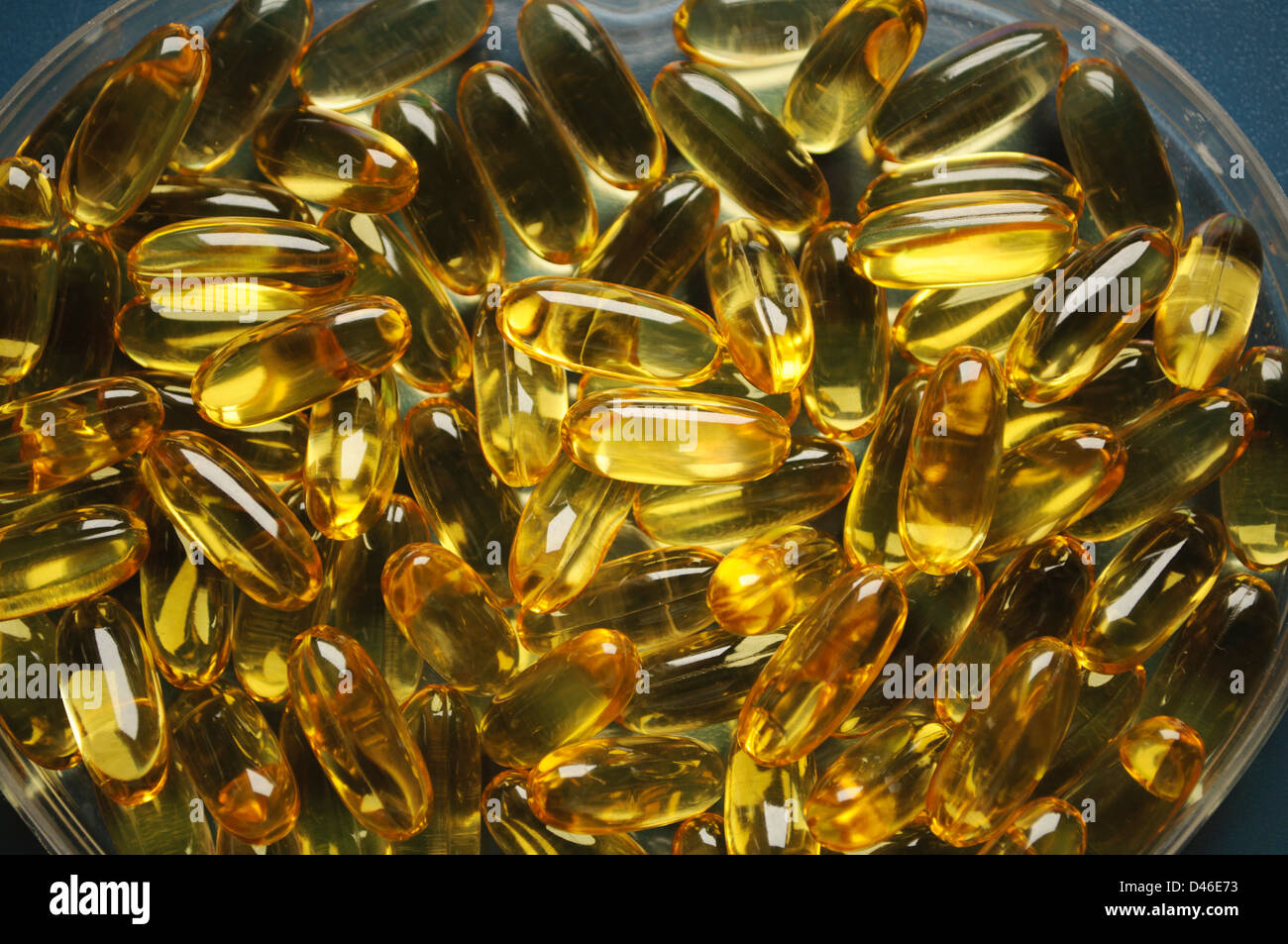 Omega -3 tablets Stock Photo - Alamy