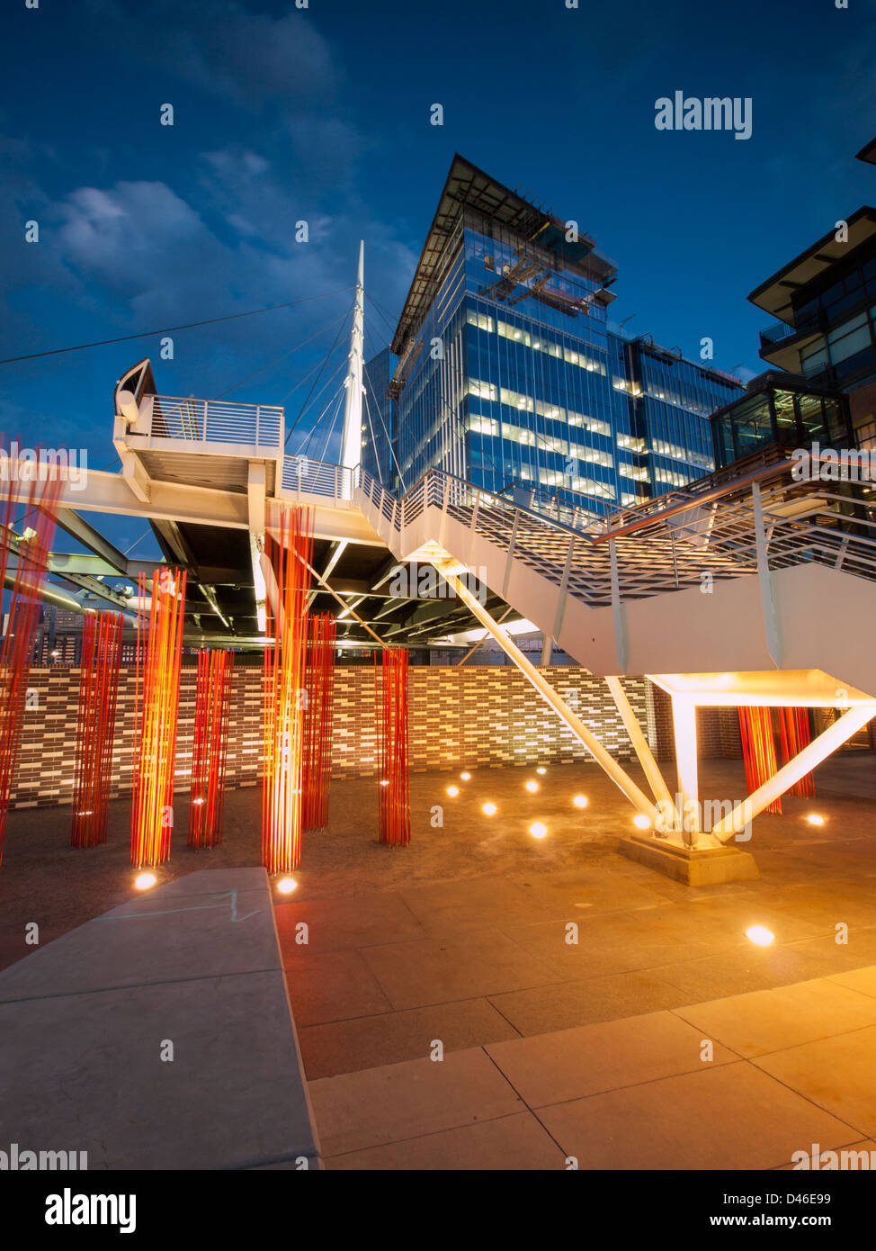 The denver union station at sunset hi-res stock photography and images ...