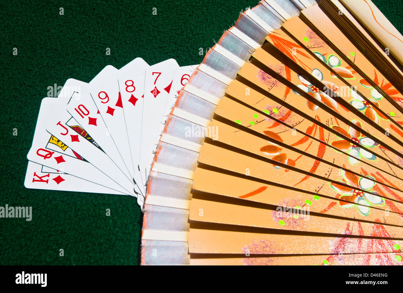 Playing cards fan hi-res stock photography and images - Alamy