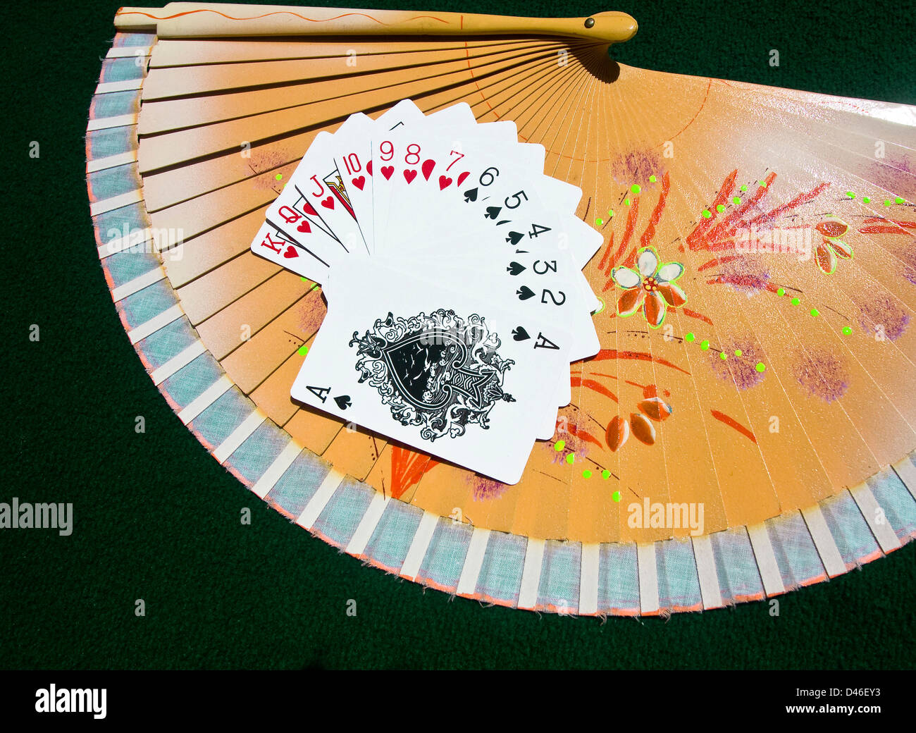 Playing cards fan hi-res stock photography and images - Alamy