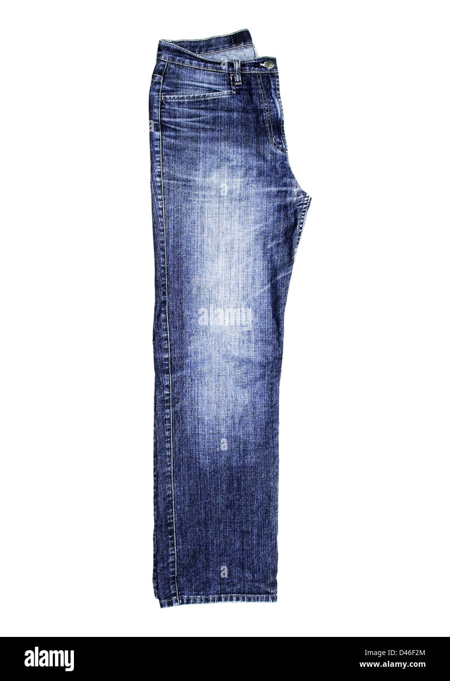 Jeans isolated on white background Stock Photo - Alamy