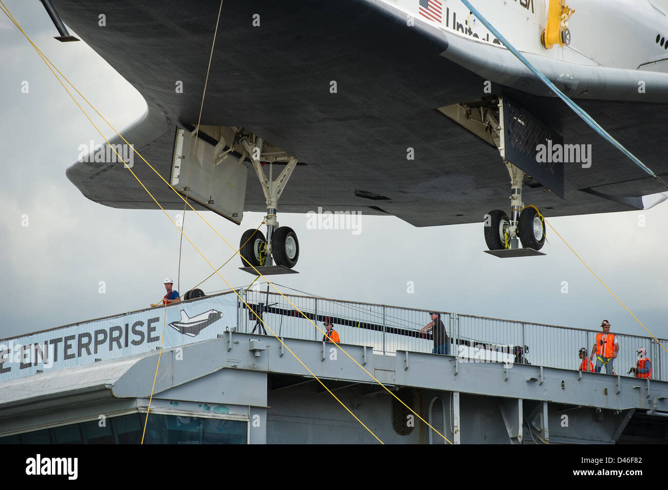 Space Shuttle Enterprise Move to Intrepid (201206060025HQ Stock Photo ...