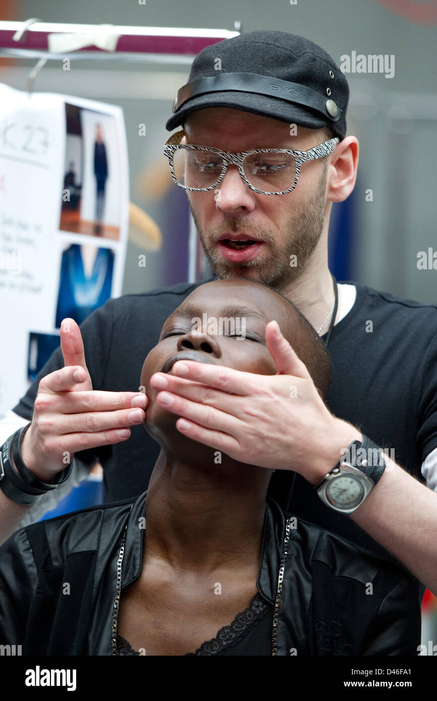 Paris, France. 6th March, 2013. Backstage during the Fashion Show of ...