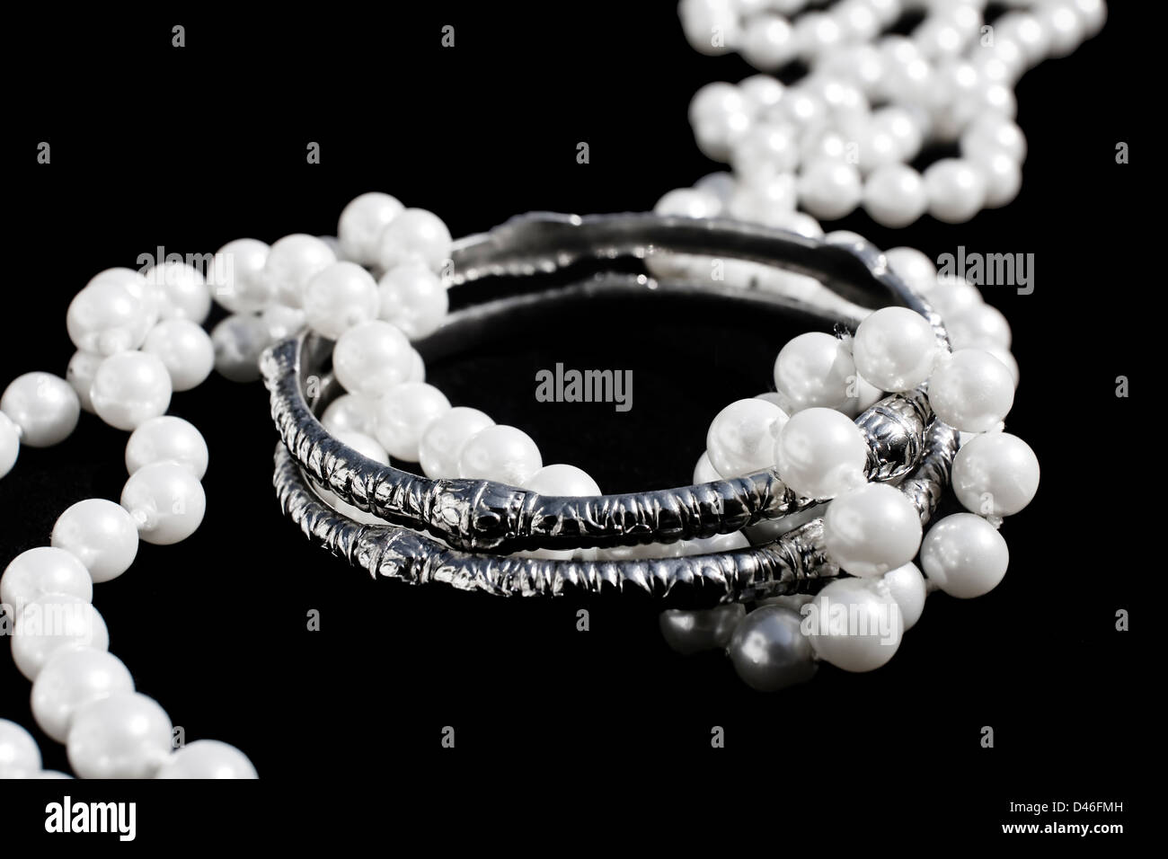 Straight Line Of Pearls