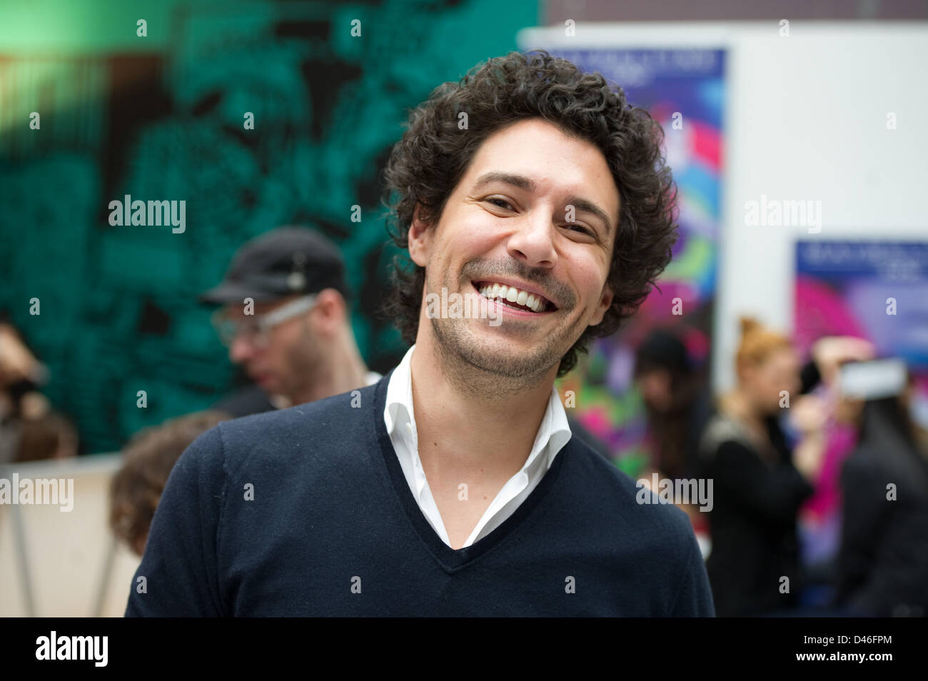 Paris, France. 6th March, 2013. Make up Artist Boris Entrup during the ...