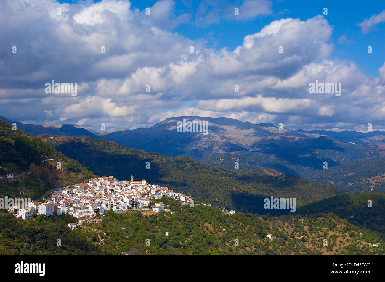 Algatocín. Genal river valley, Ronda mountains, White villages, Pueblos ...