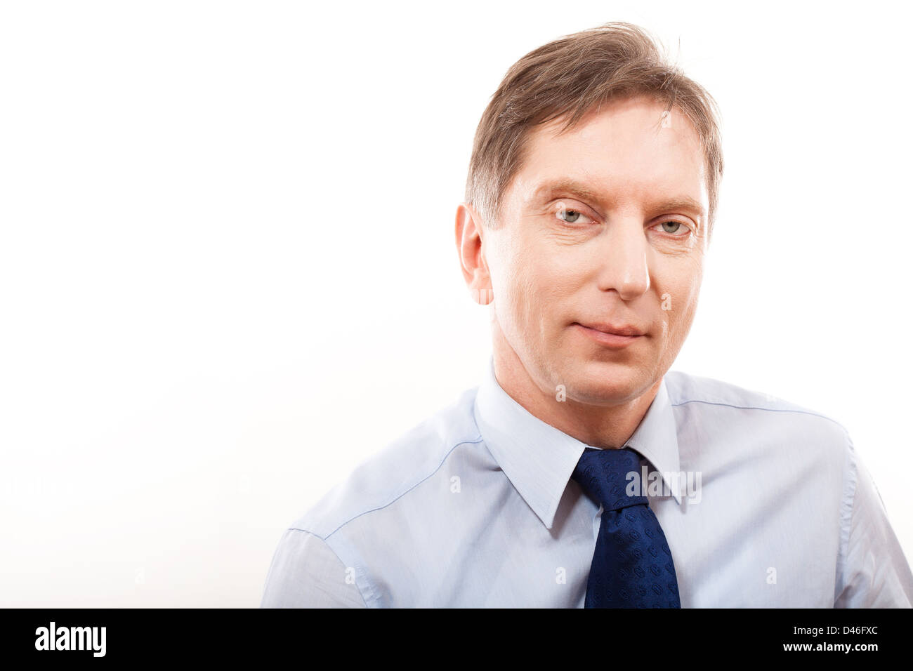 Portrait of successful business man smiling. Concept of success Stock ...