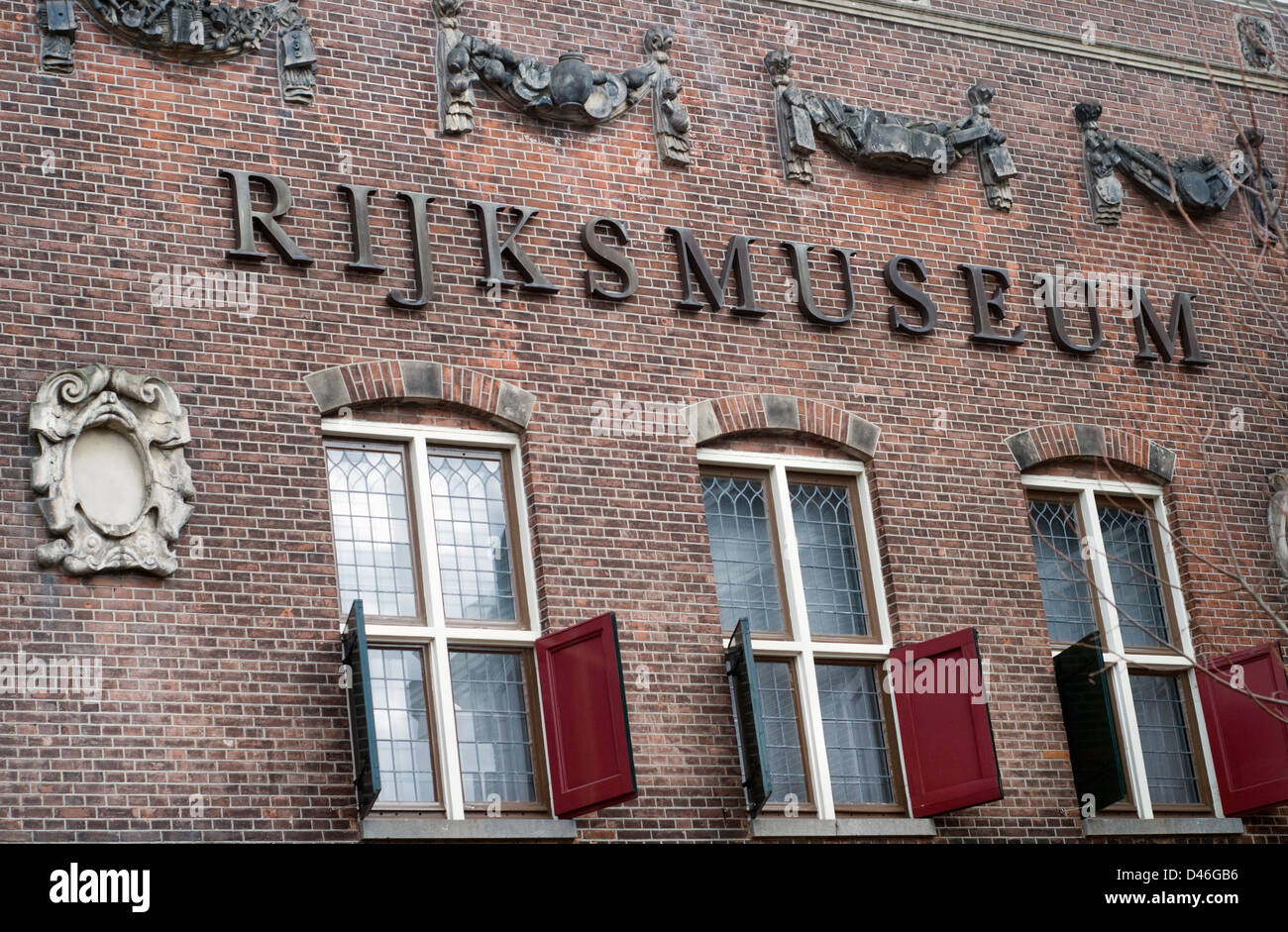 Exterior of the Rijksmuseum in Amsterdam, the Netherlands Stock Photo ...