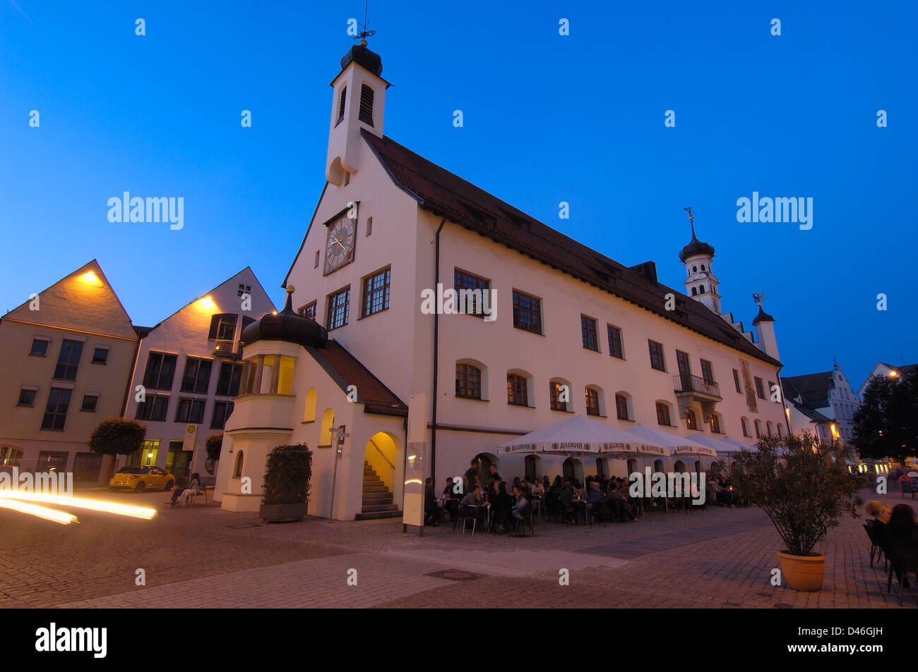 Kempten, Allgau, Town Hall, Rathaus, Allgaeu, Bavaria, Germany Stock ...