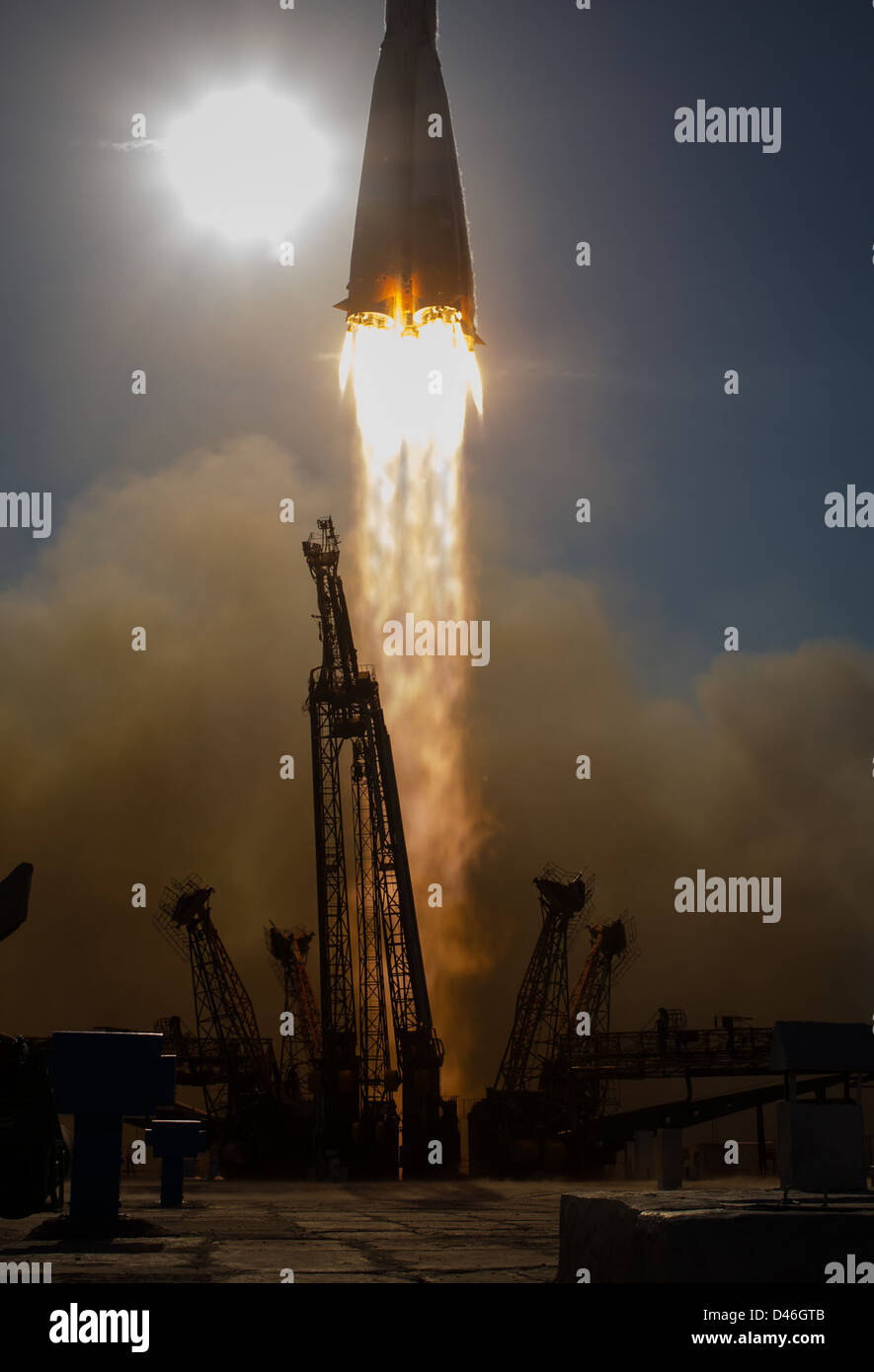 The Soyuz rocket successfully launched from Baikonur Cosmodrome ...