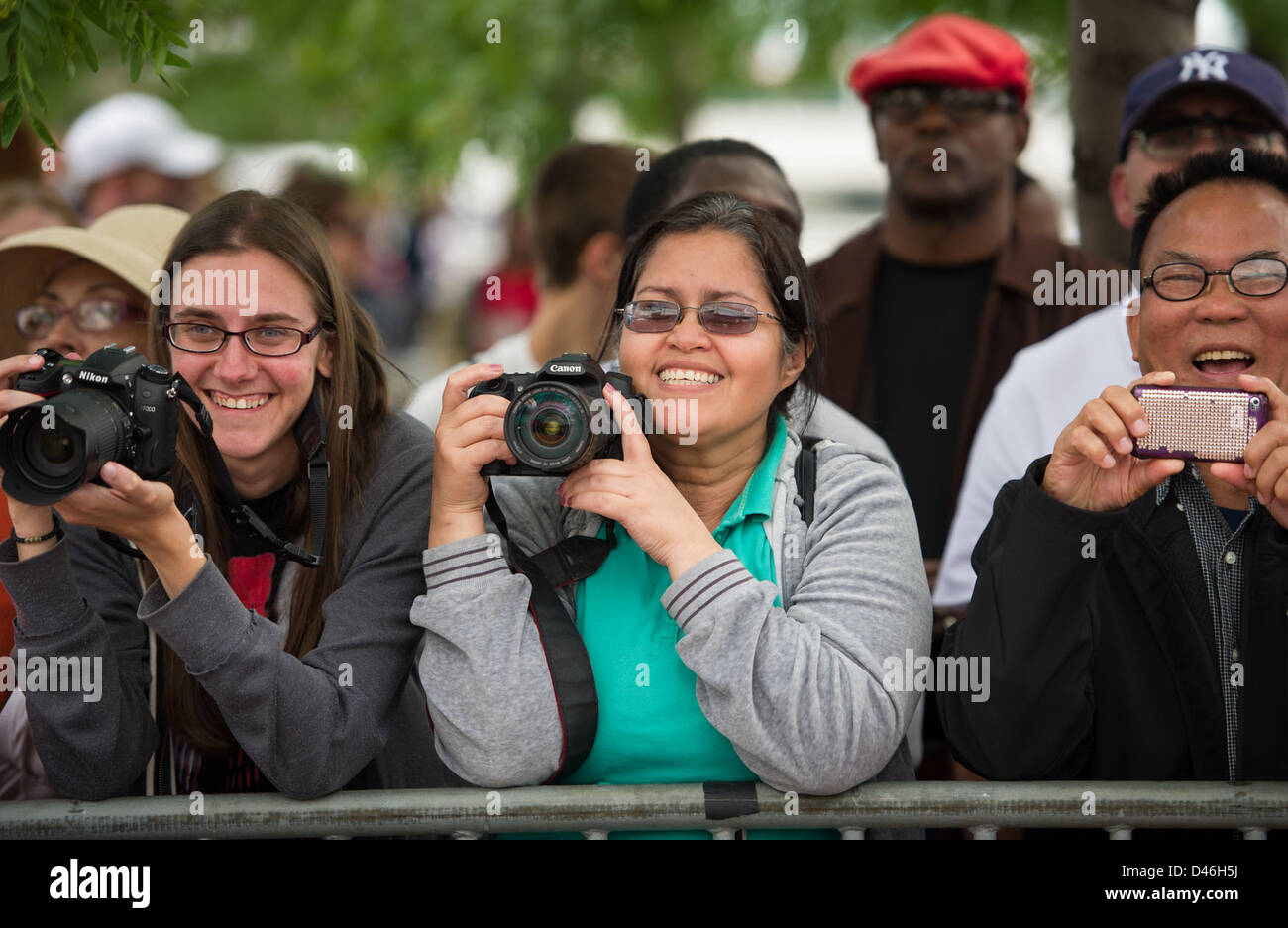 The Space Shuttle Enterprise is moved to its new location at the ...