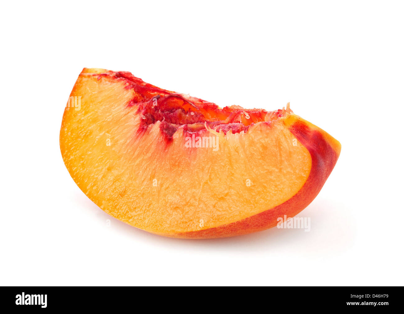 Nectarine peach family fruit isolated Stock Photo - Alamy