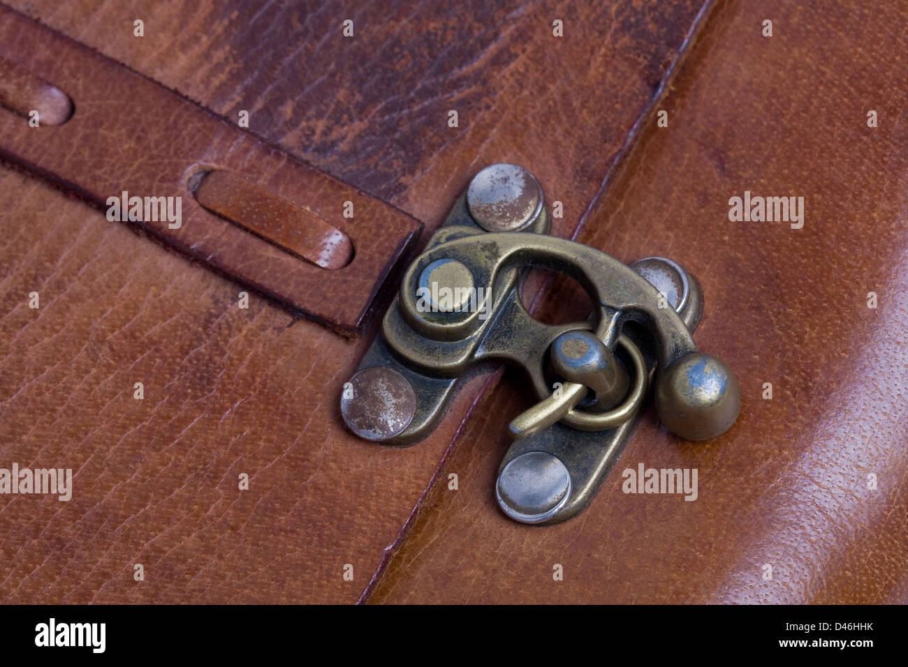 Old worn leather bag hi-res stock photography and images - Alamy