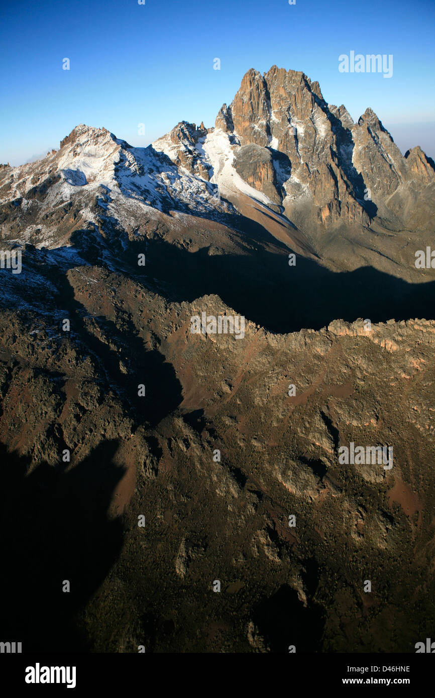 Aerial view mount kenya from hi-res stock photography and images - Alamy