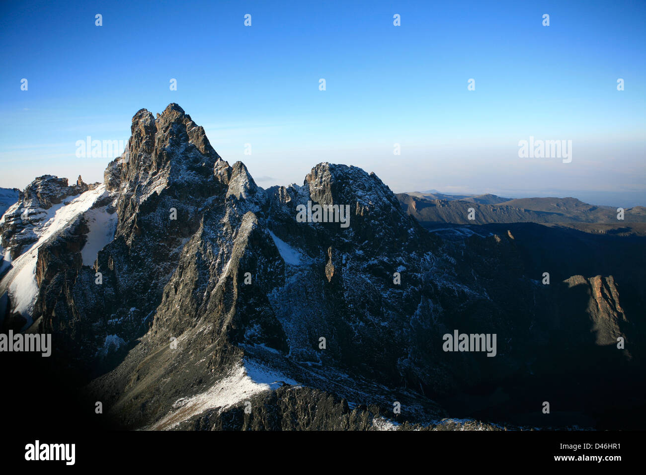 Aerial view mount kenya from hi-res stock photography and images - Alamy