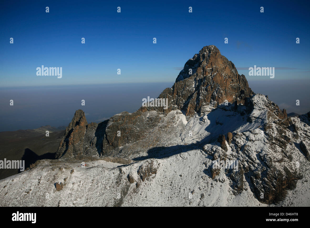Aerial view mount kenya from hi-res stock photography and images - Alamy