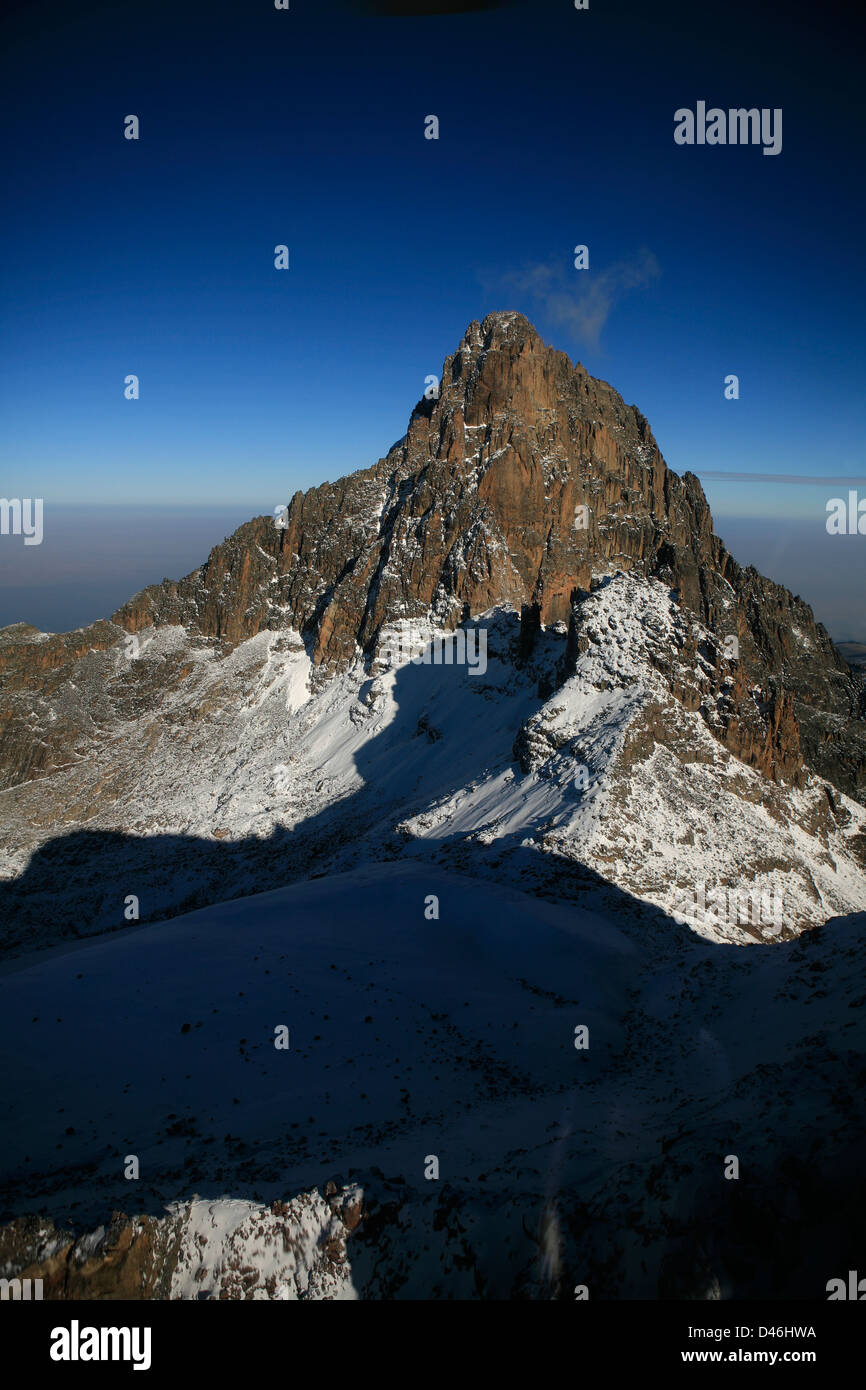 Aerial view mount kenya from hi-res stock photography and images - Alamy