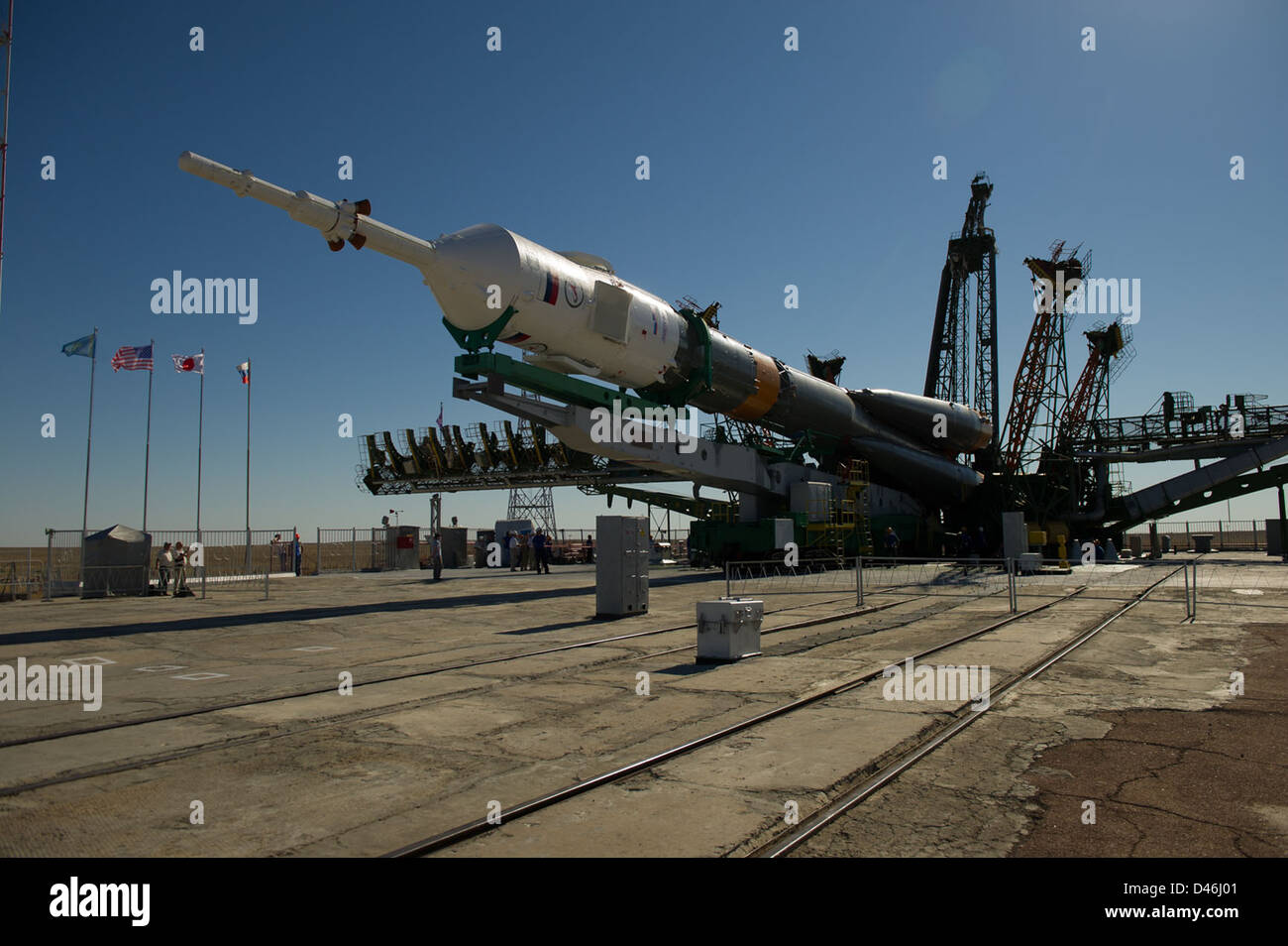 Expedition 32 Soyuz Rocket Rollout (201207120012HQ Stock Photo - Alamy