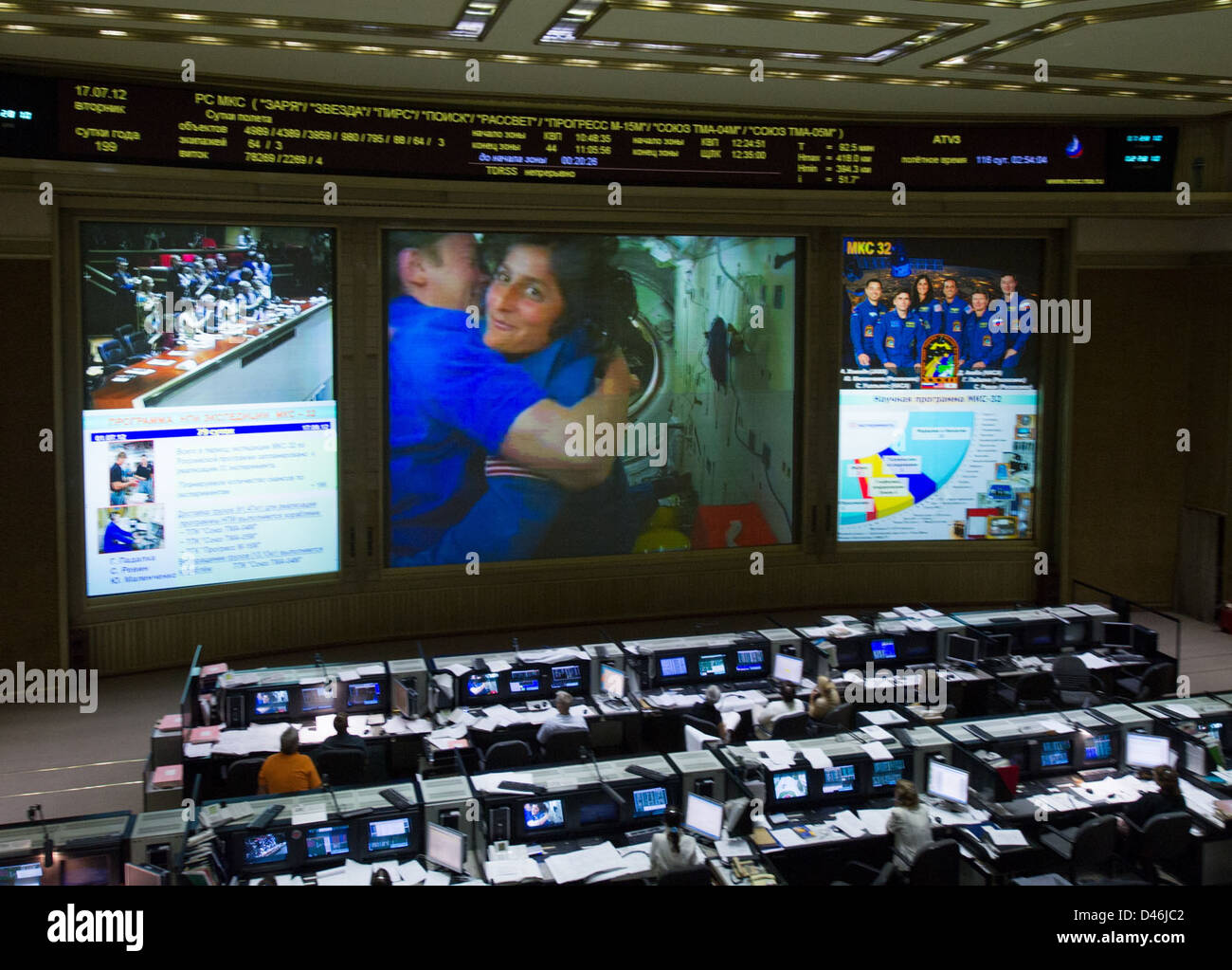 The Expedition 32 crew successfully docked with the International Space ...