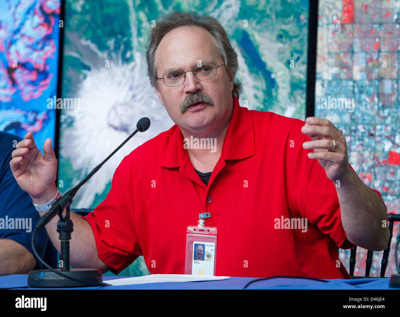 NASA held a news conference to mark the 40th anniversary of the Landsat ...