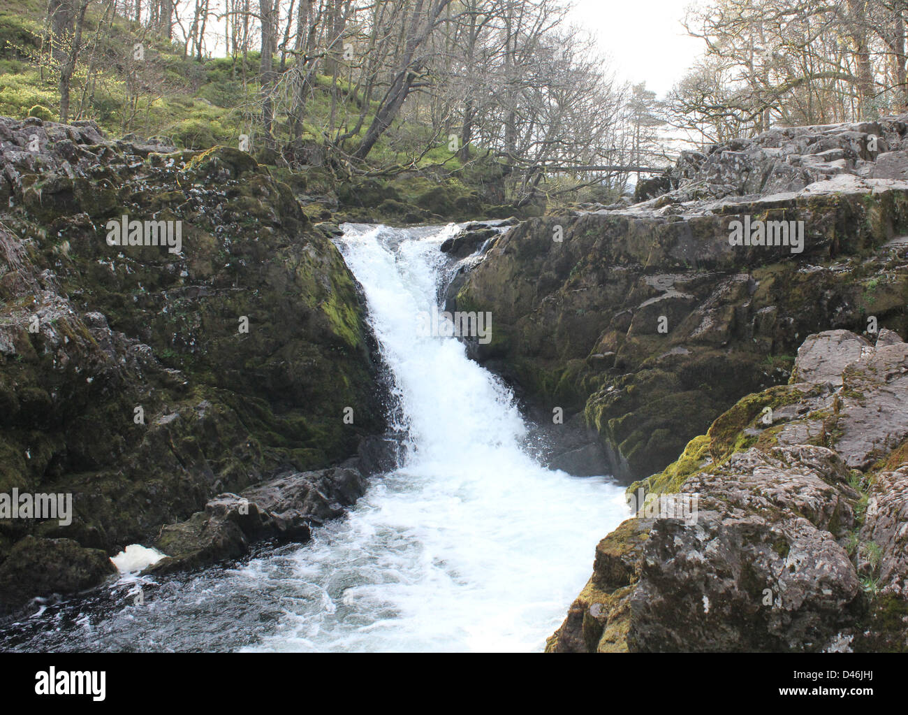Skelwith Force, Lake District Cumbria, UK Stock Photo - Alamy