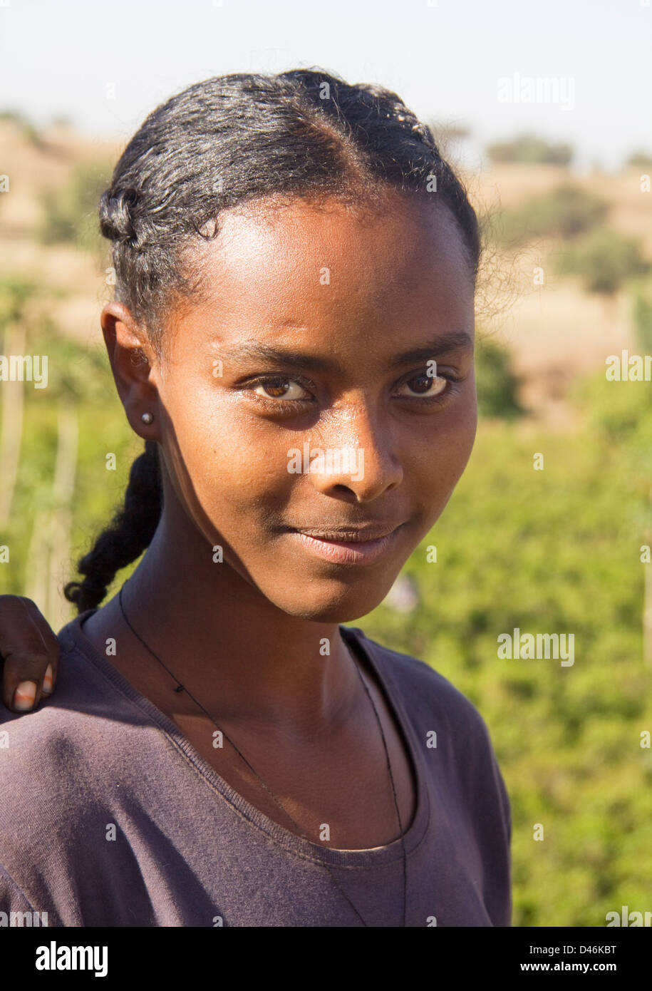 Young girl, Ethiopia, Africa Stock Photo - Alamy