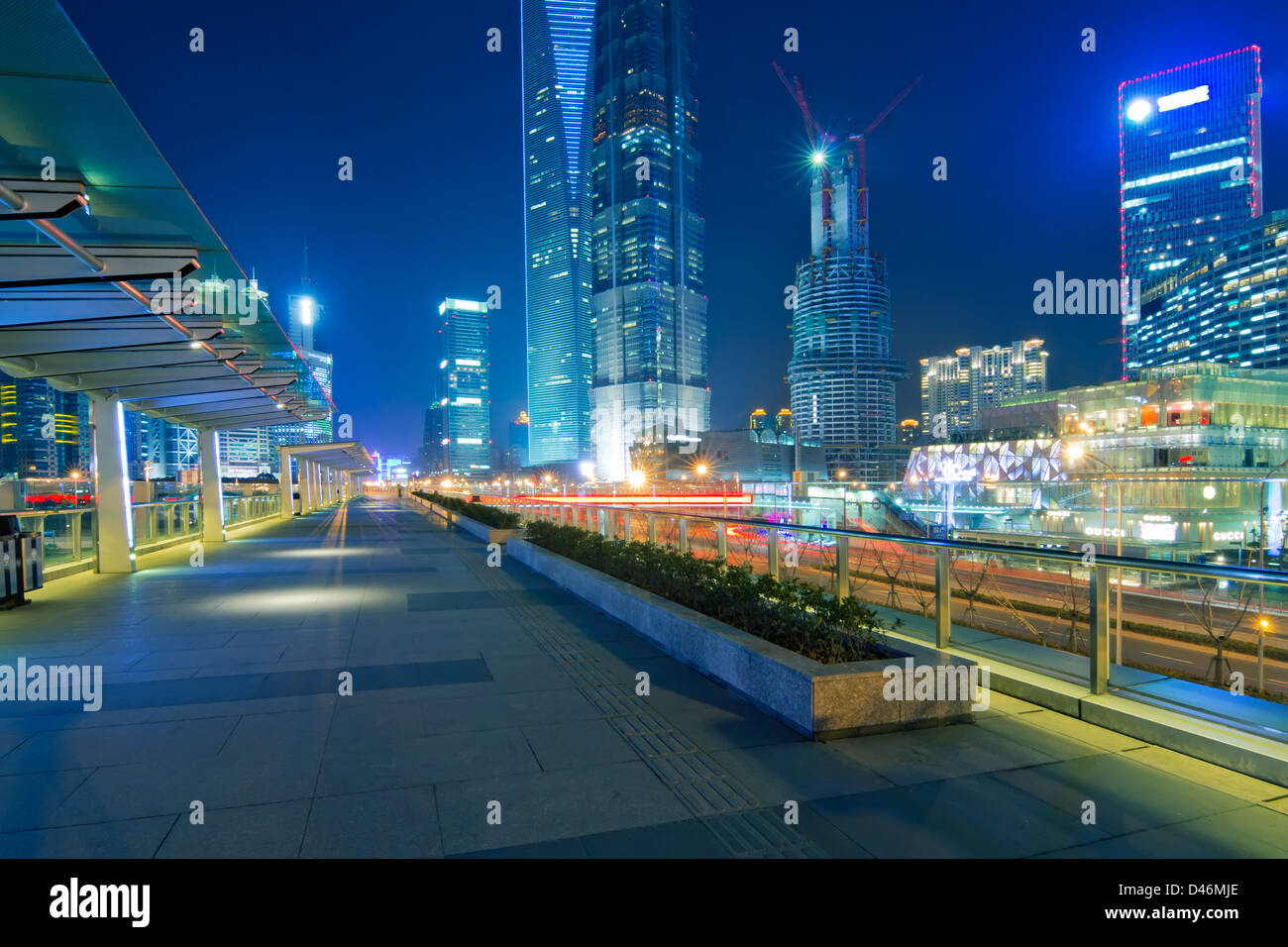 The beautiful night view of Shanghai,in China Stock Photo - Alamy