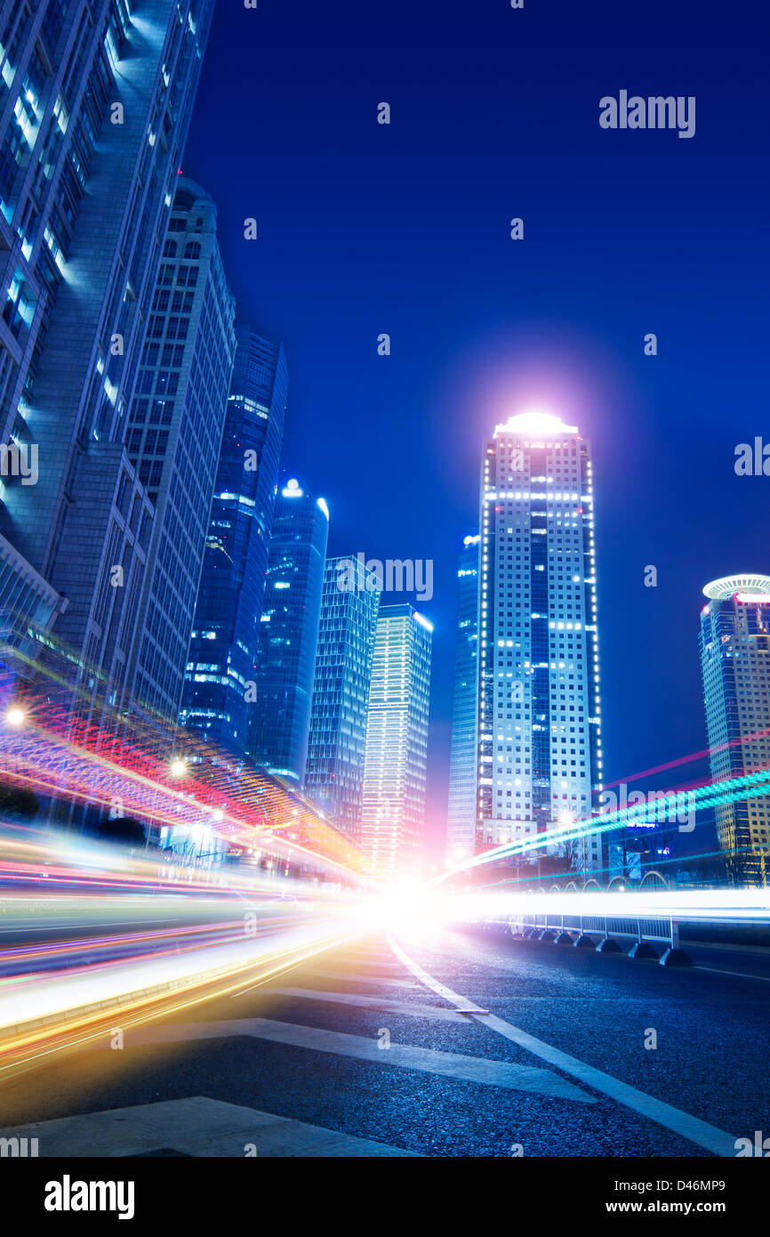 The beautiful night view of Shanghai,in China Stock Photo - Alamy