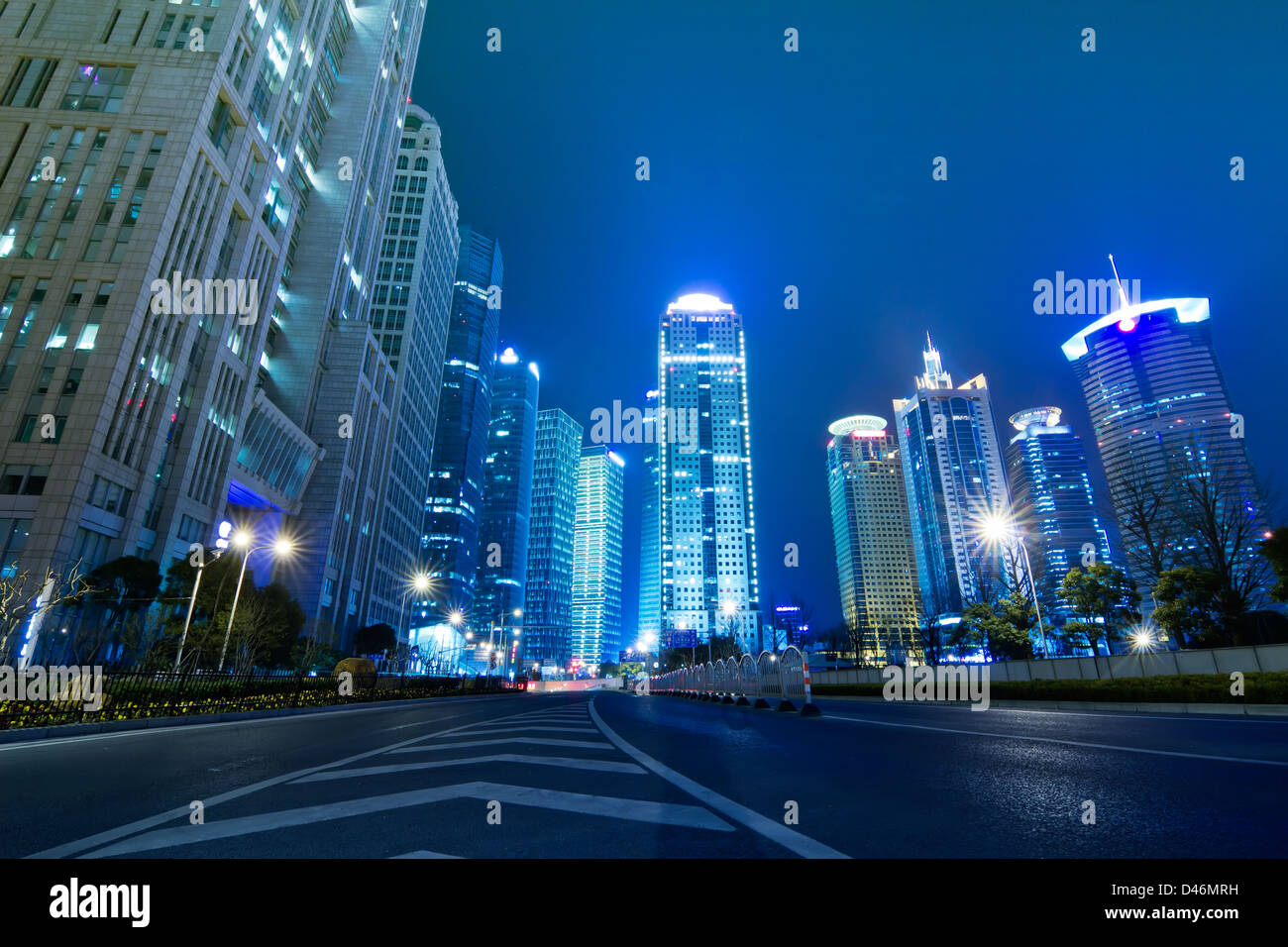 The beautiful night view of Shanghai,in China Stock Photo - Alamy