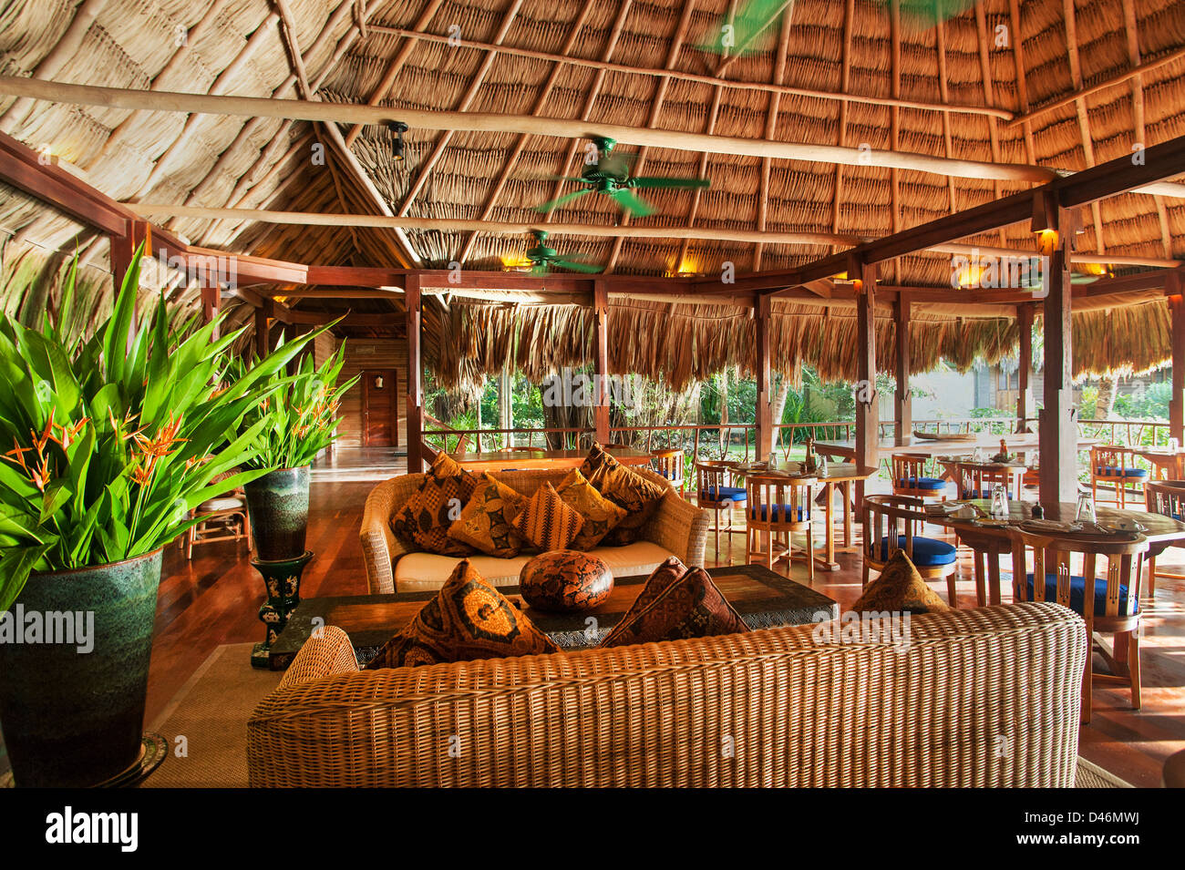 Turtle Inn, on the beach at Placencia Stock Photo - Alamy