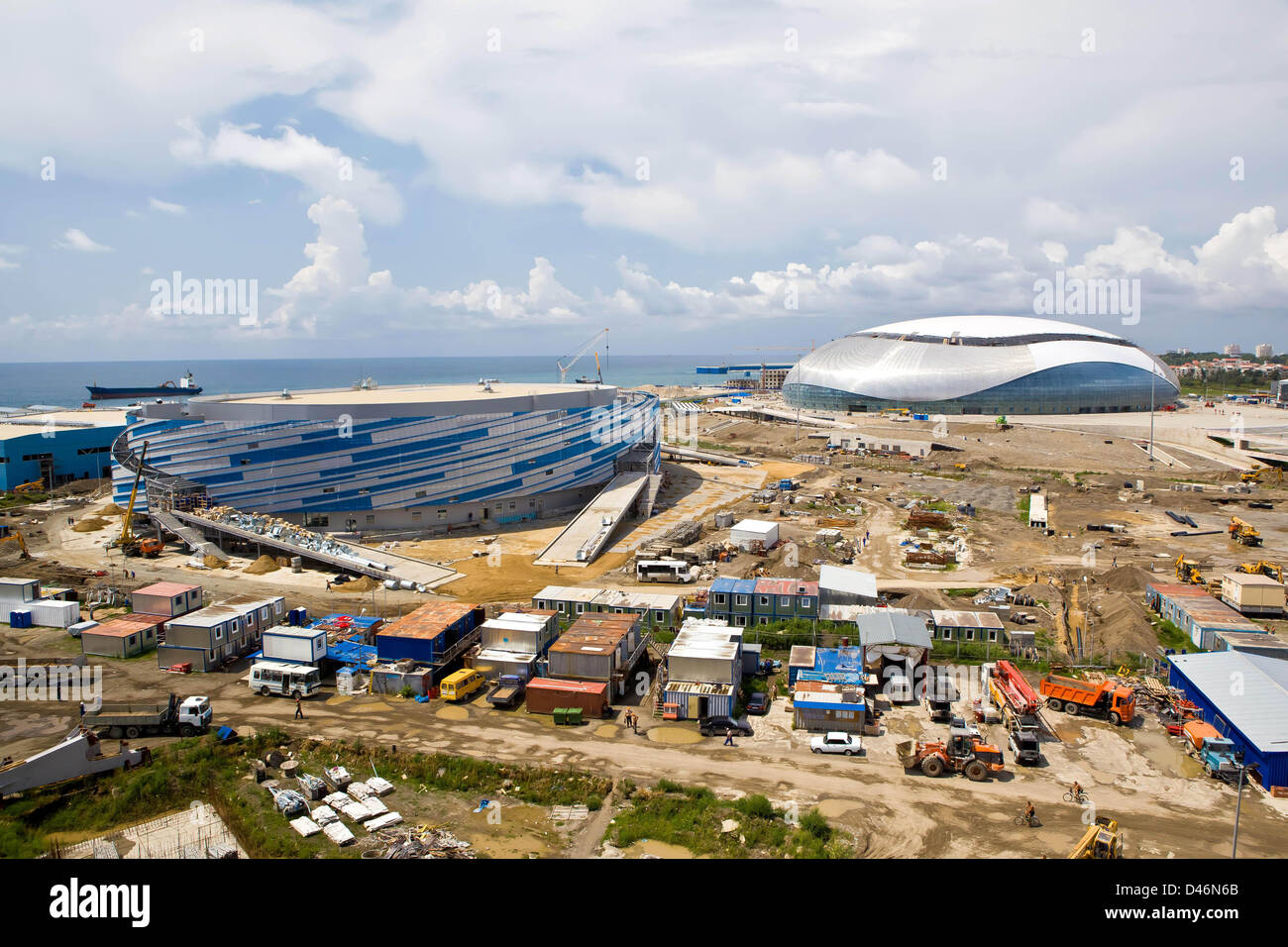 General view of the Olympic Park, AUGUST 9, 2012 - Olympic Preview : (L ...