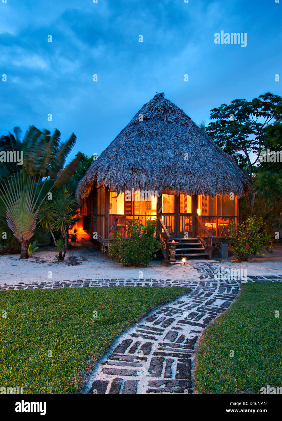 Turtle Inn, Belize Stock Photo - Alamy