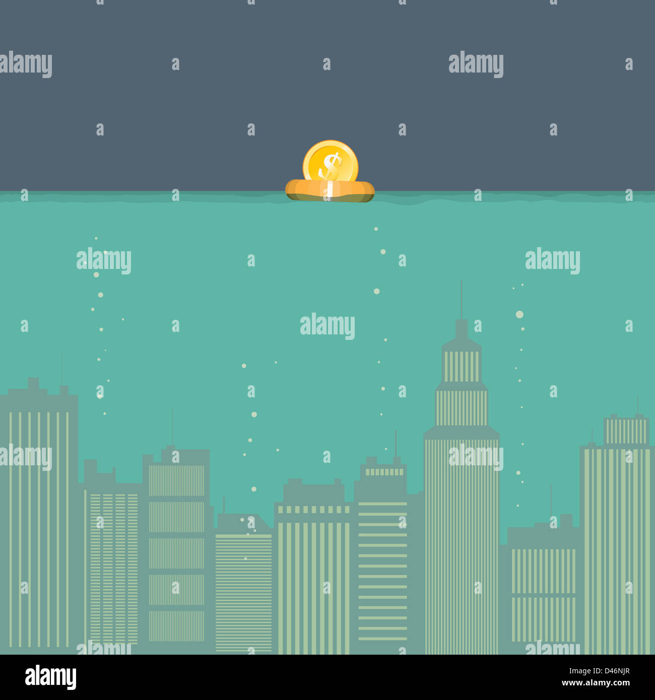 Coin floating hi-res stock photography and images - Alamy