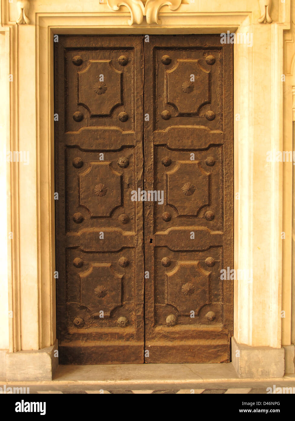 Door of the monastery Stock Photo - Alamy