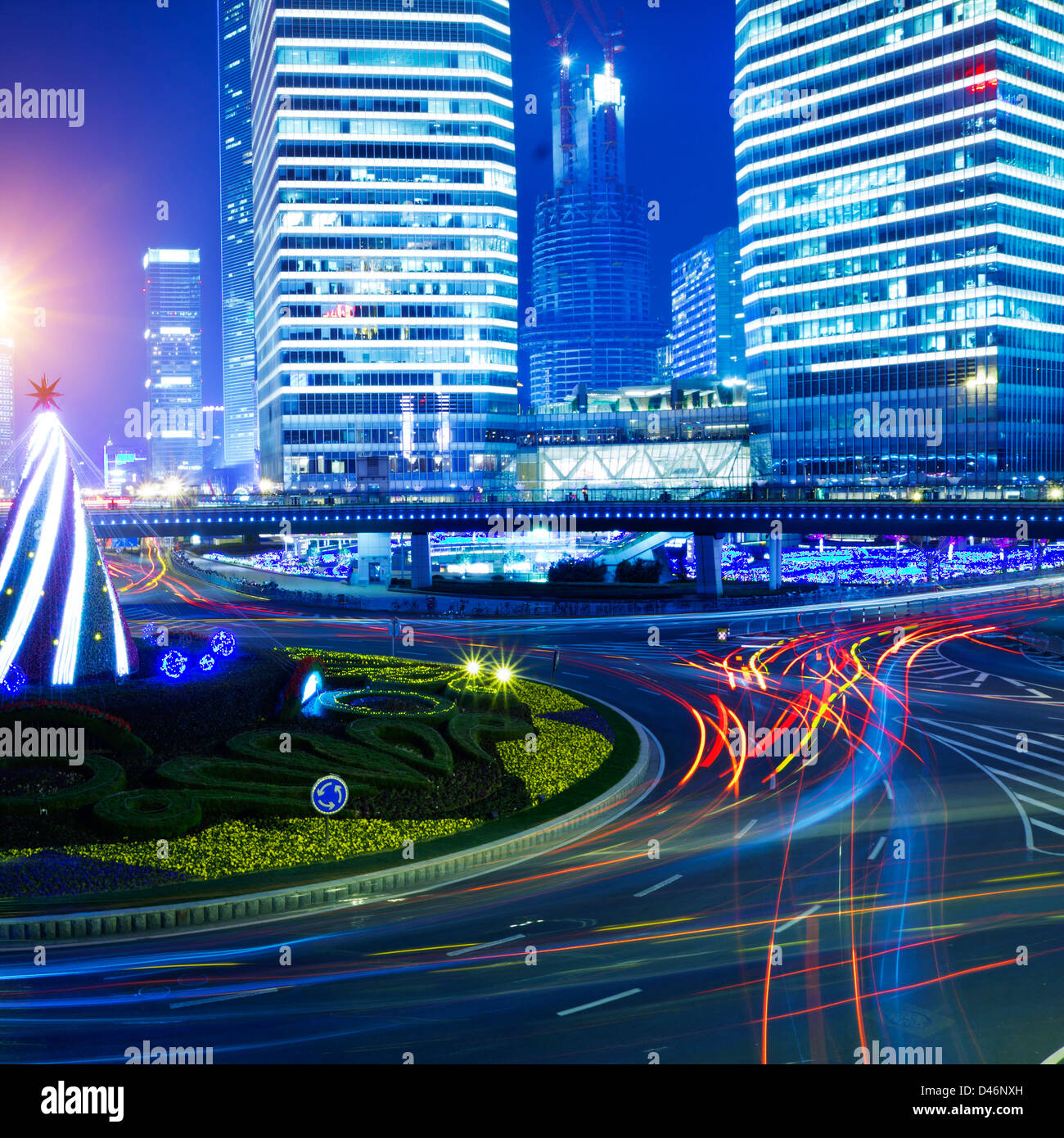 Aerial view roundabout pedestrian in hi-res stock photography and ...