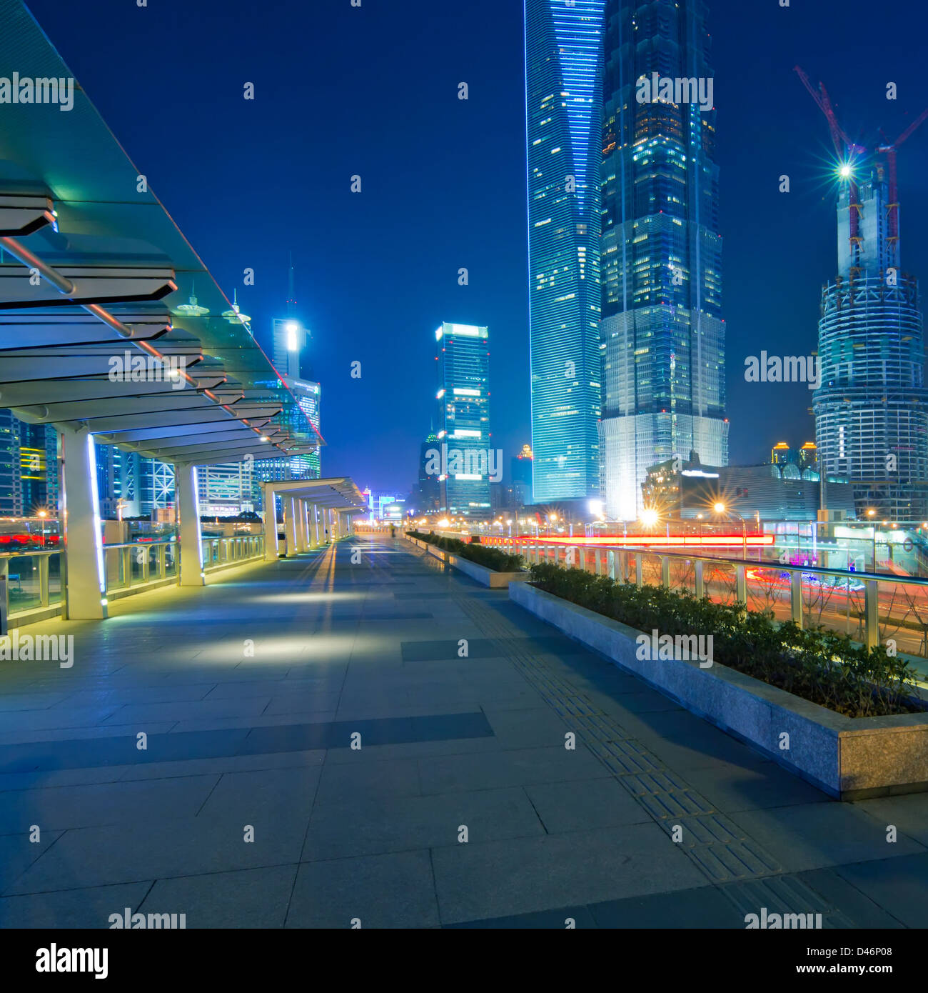 The beautiful night view of Shanghai,in China Stock Photo - Alamy