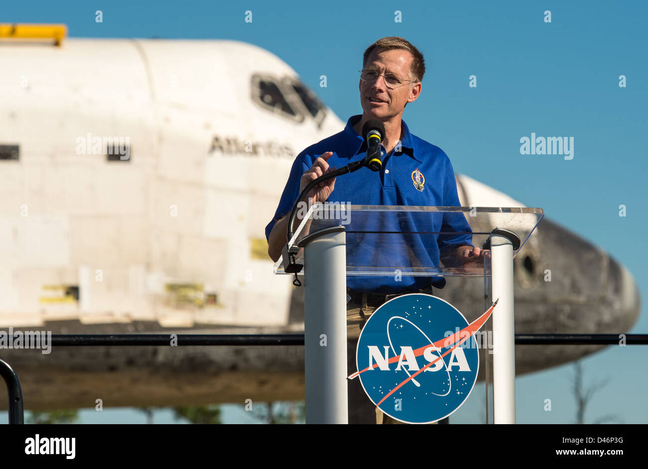 Space Shuttle Atlantis was relocated to its permanent display at ...
